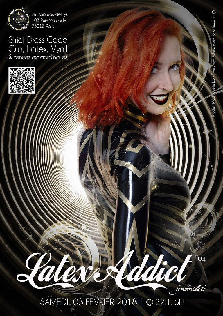 Latex Addict, soirée fetish par Mademoiselle Ilo